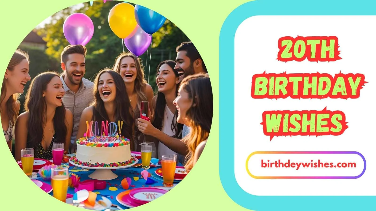 201+ Epic 20th Birthday Wishes That Bring Big Smiles and Bigger Vibes ...