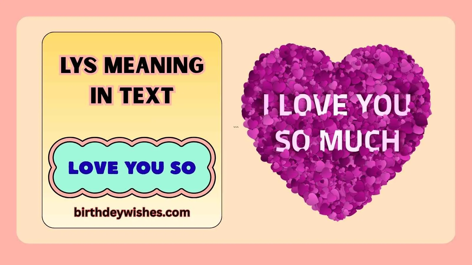 💌 LYS Meaning in Text: What Does “LYS” Mean in Chat, Social Media ...